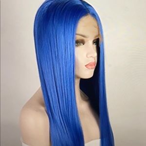 Hair | Bold Blue Lace Front Wig | Poshmark